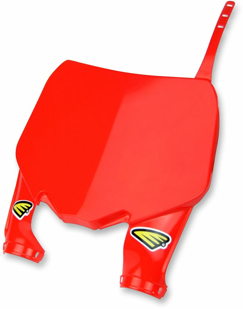 STADIUM FRONT NUMBER PLATE HONDA RED - C Custom